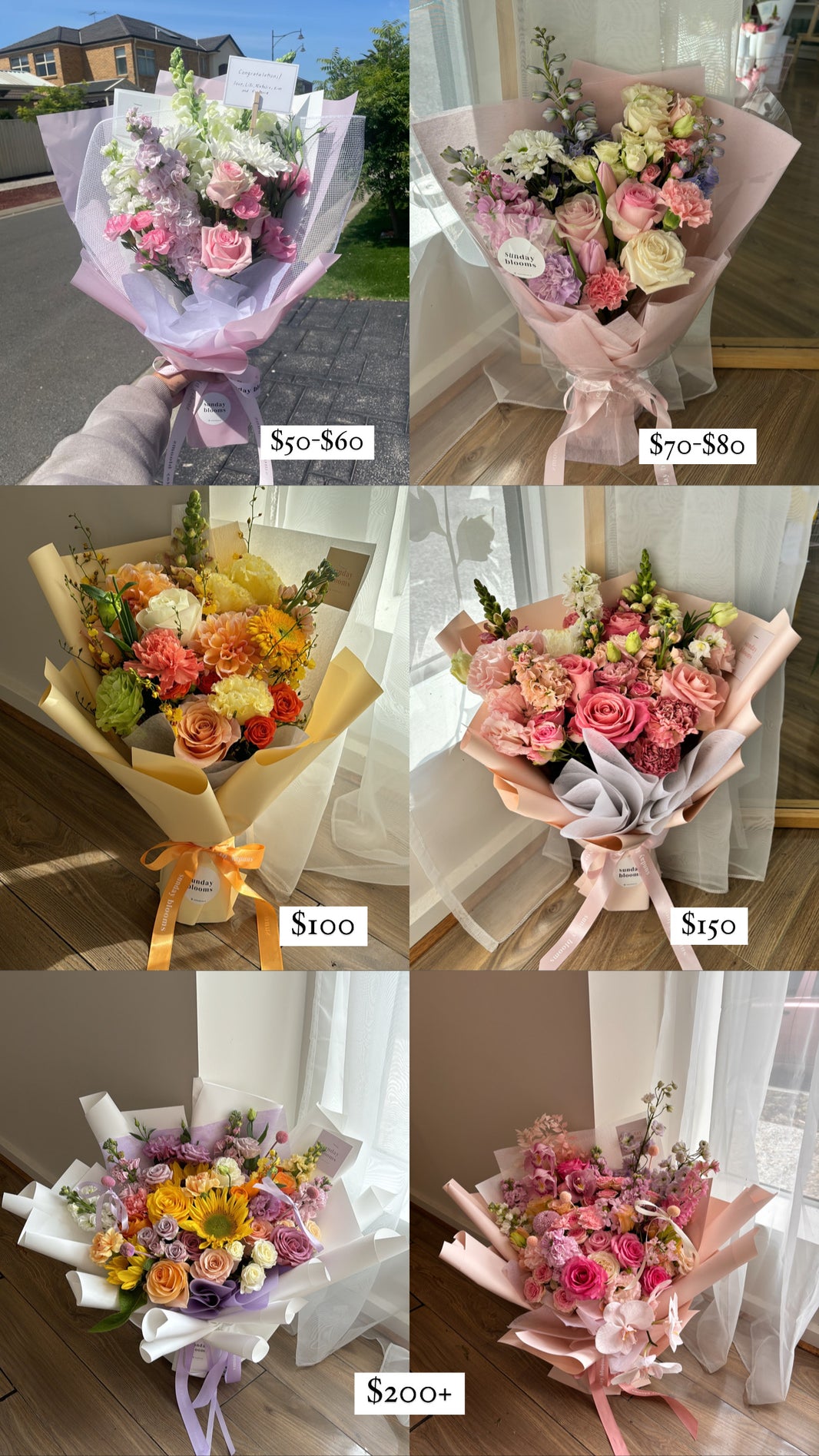 Fresh Flower Arrangements – Sunday Blooms